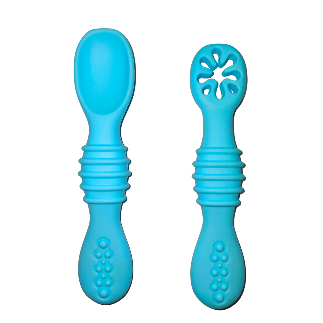 Buy First Stage Self-Feeding Training Spoons Online – ZIKKU